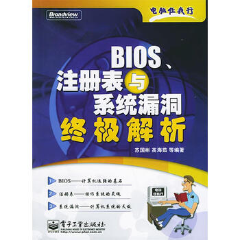 BIOS注册表与系统漏洞解析 苏国彬等 编著 电子工业出版社