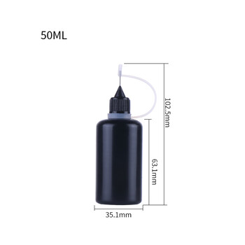 hywlkj小空瓶塑料瓶 透明分装挤压瓶 调色瓶分装水彩颜料尖嘴瓶 50毫升黑色针1孔尖嘴瓶 2个装【图片 价格 品牌 报价】-京东
