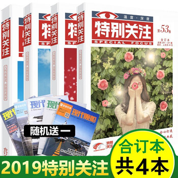 特别关注2019合订本套装 共4册 关注初中生青少年成人版文学文摘期刊书籍青春文学中考高考作文素材