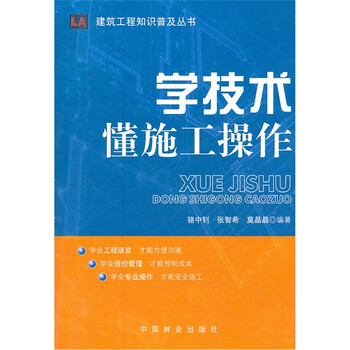 学技术懂施工作 建筑 书籍