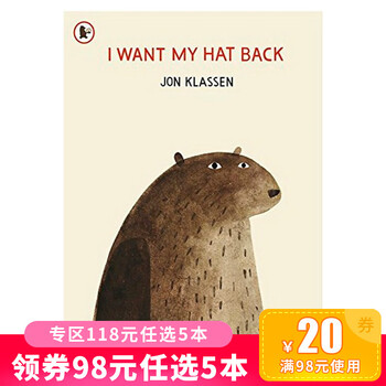 英文原版绘本 I Want My Hat Back 我想要回我的帽子 凯迪克奖作者 Jon Klassen 乔恩克拉森 绿山墙图书专营店