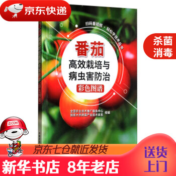 【新华书店 正版书籍】扫码看视频·轻松学技术丛书：番茄高效栽培与病虫害防治彩色图谱全国农业技术推广服务中心,国家大宗蔬菜 正版图书绘本