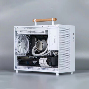 铝小宝P90便携A4手提迷你240水冷机箱MATX/ITX小主机箱4090长显电脑机箱卡k88升级版 P90白色单机箱 玻璃侧透面板【图片 价格 品牌 报价】-京东