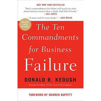 The Ten Commandments for Business Failure