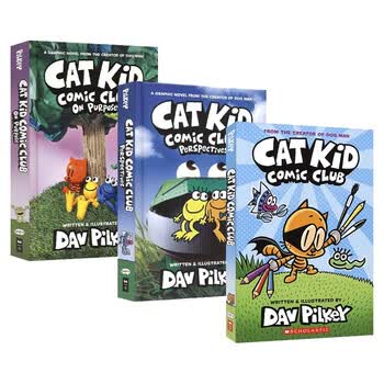 小皮蒂漫画俱乐部Cat Kid Comic Club 1-3# 套装