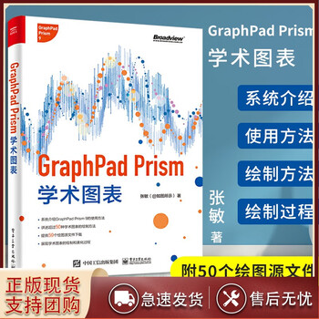 GraphPad Prism学术图表 GraphPad Prism入门教程书籍 GraphPad P
