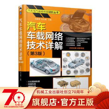 汽车车载网络技术详解 第3版 刘春晖 刘光晓 主编 CAN LIN VAN LAN BSD总线 网