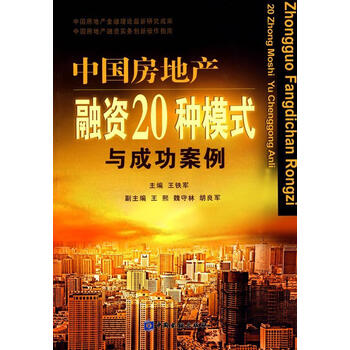 中国房地产融资20种模式与成功案例 王铁军 主编