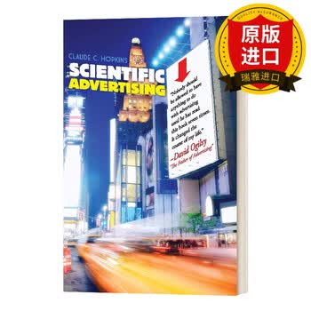 英文原版 Scientific Advertising 科学的广告 克劳德 霍普金斯 Claude Hopkins 英文版 进口英语原版书籍