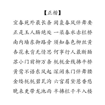 2022年公务员申论范文考试字帖国考公考行书楷书临摹钢笔练字帖 正楷套餐三：具体见详情页