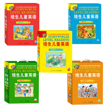 升级版培生儿童英语分级阅读level1-5全5套（含音频光盘）英语入门启蒙教材有声阅读3-12岁 level1-5