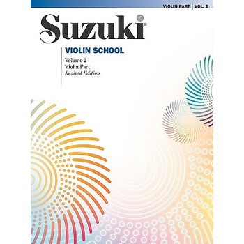 英文原版 铃木小提琴教材：小提琴部分2 Suzuki Violin School: