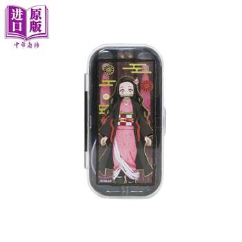 餐具 筷勺叉透明盒套装 鬼灭之刃 灶门祢豆子 日版原版动漫周边