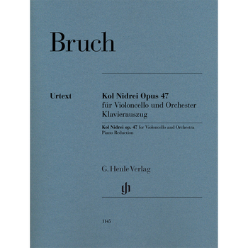 布鲁赫 大提琴与管弦乐作品 Opus 47 Bruch, Max Kol Nidrei Opus47