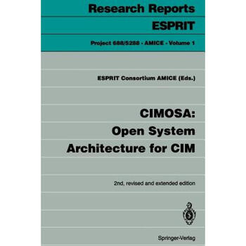 Cimosa: Open System Architecture for CIM