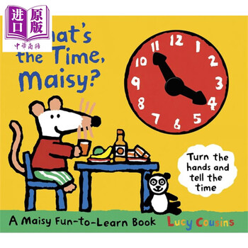 小鼠波波学时间 What's the Time, Maisy 低幼童书 儿童生活常识 英文原版