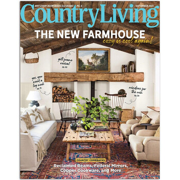 【单期可选】Country Living 乡村生活 2021年月刊 美国家居设计软装饰品杂志 2021年9月刊
