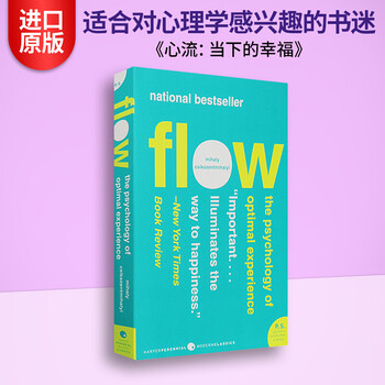 心流 当下的幸福  英文原版 Flow The Psychology of Optimal Experience 优质体验心理学 米哈里契克森米哈赖