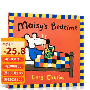 英文原版进口绘本 Maisy's Bedtime 小鼠波波 廖彩杏少儿童书