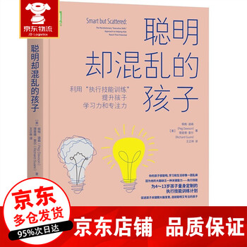 聪明却又混乱的孩子 提升孩子学习力和专注力 执行技能专注力训练计划书籍