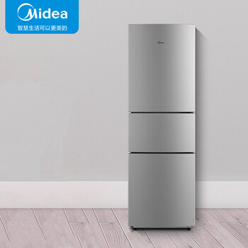 【美的BCD-210TM(ZG)】美的 冰箱三门小型办公室低音节能冷藏冷冻电冰箱 210升家用小冰箱 BCD-210TM(ZG)（单位：台）【行情 报价 价格 评测】-京东
