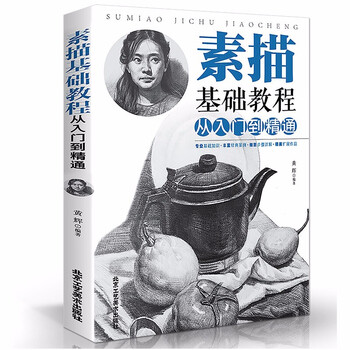 素描基础教程从入门到精通 绘画素描教程书入门自学零基础书籍 图文并茂学画画的基础素描几何体