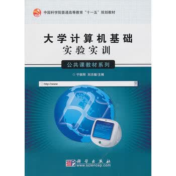 大学计算机基础实验实训 宁振刚,刘志敏 科学出版社