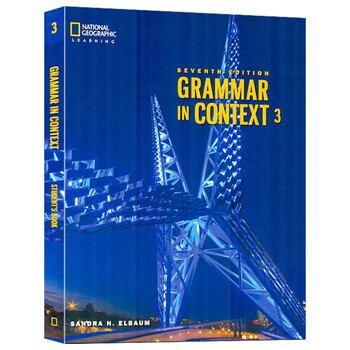 原版进口美国国家地理NGL出版 Grammar in Context第七版 basic 1 2 3级 贴近生活语境初中英语实用情境语法教材 带在线账号送音频 Grammar in Context 3级