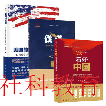 看好中国+伐谋：中国智库影响世界之道+美国的焦虑 王文看世界系列3册套装 人民出版
