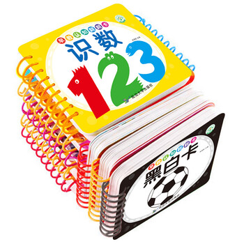 10册 宝宝撕不烂启蒙早教翻翻书 0-3岁认知卡片 幼儿看图识字卡片 儿童故事书
