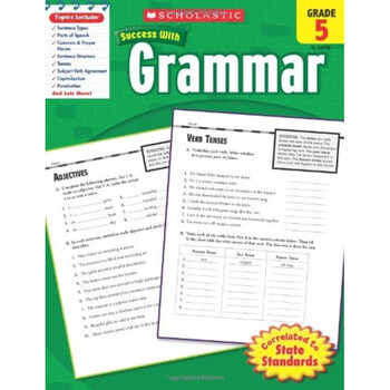 Scholastic Success with Grammar Grade 5