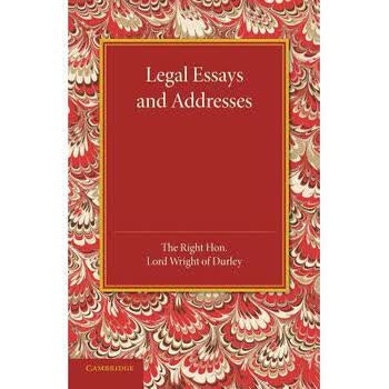 Legal Essays and Addresses