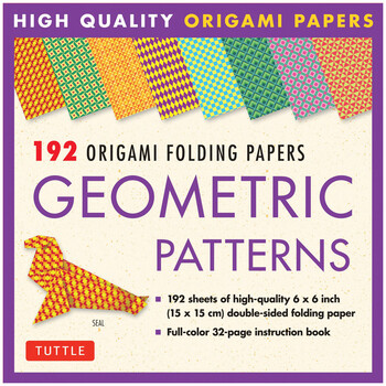 192 Origami Folding Papers192种几何图案折纸纸张 英文手工制作