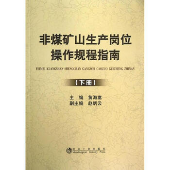 非煤矿山生产岗位操作规程指南(下)