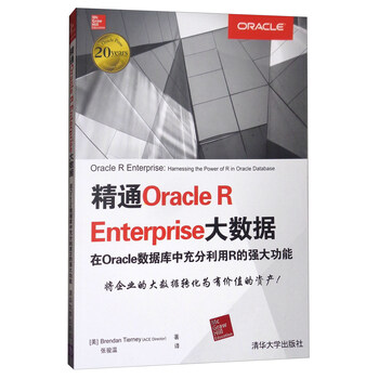 精通Oracle R Enterprise大数据 在Oracle数据库中充分利用R的强大功能