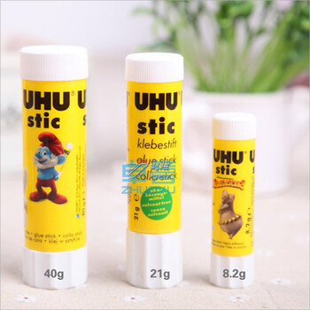 德国UHU手工透明胶水/ 固体胶棒 友好牌强力胶 粘合剂模型胶 8.2g固体胶棒