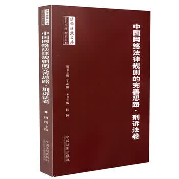 中国网络法律规则的完善思路 刑诉法卷