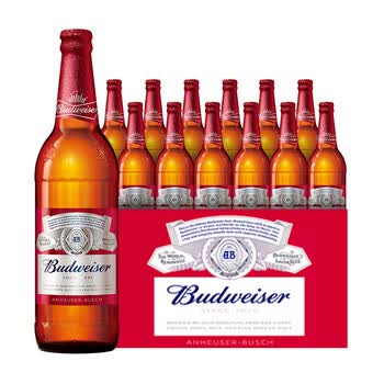 百威啤酒Budweiser经典黄啤 美式拉格 瓶装啤酒 460ML*12瓶【图片 价格 品牌 报价】-京东