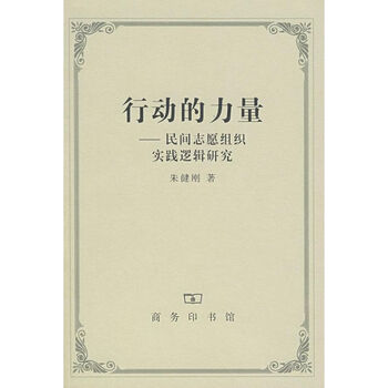 行动的力量-民间志愿组织实践逻辑研究