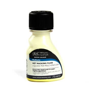 温莎牛顿水彩媒介 水彩颜料媒介 留白胶75ml 留白液 留白液