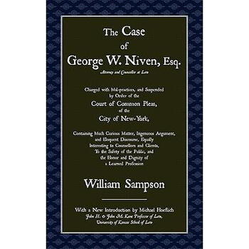 The Case of Geoge W. Niven, Esq.