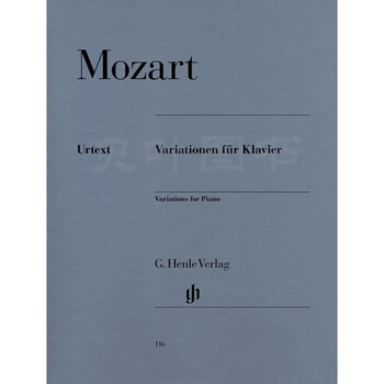 莫扎特钢琴变奏曲Mozart Variationen furKlavier HN116