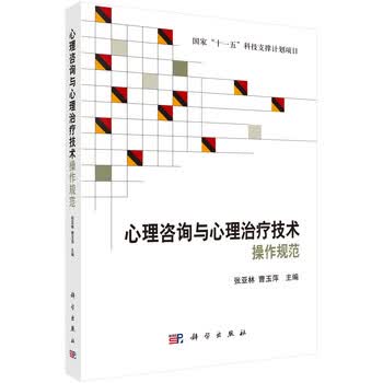 心理咨询与心理治疗技术操作规范/国家“十一五”科技支撑计划项目