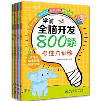 学前全脑开发800题（套装共4册）