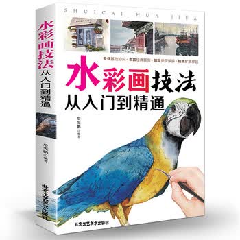 正版水彩画技法从入门到精通 水彩画基础知识教程 水彩书籍教材入门学生成人手绘素描绘画入门自学零基础
