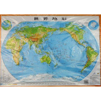 立体世界地形图拼图（套装2册）