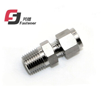 芳腾304不锈钢直通终端卡套接头NPT/ZG/G公制螺纹不锈钢单双卡套接头 ZG1/8-3mm【图片 价格 品牌 报价】-京东