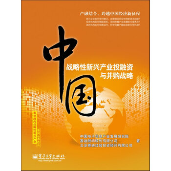 中国战略性新兴产业投融资与并购战略(全彩) 中国电子信息产业发展研究院 978712117