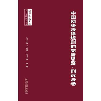 中国网络法律规则的完善思路 刑诉法卷 田刚 9787509368091 中国法制出版社