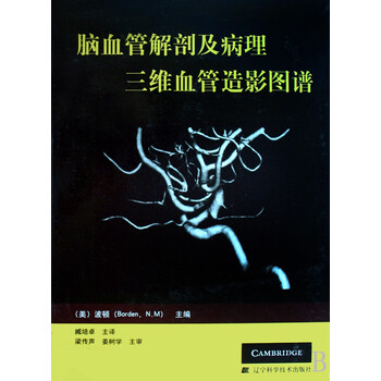 脑血管解剖及病理三维血管造影图谱(精)
